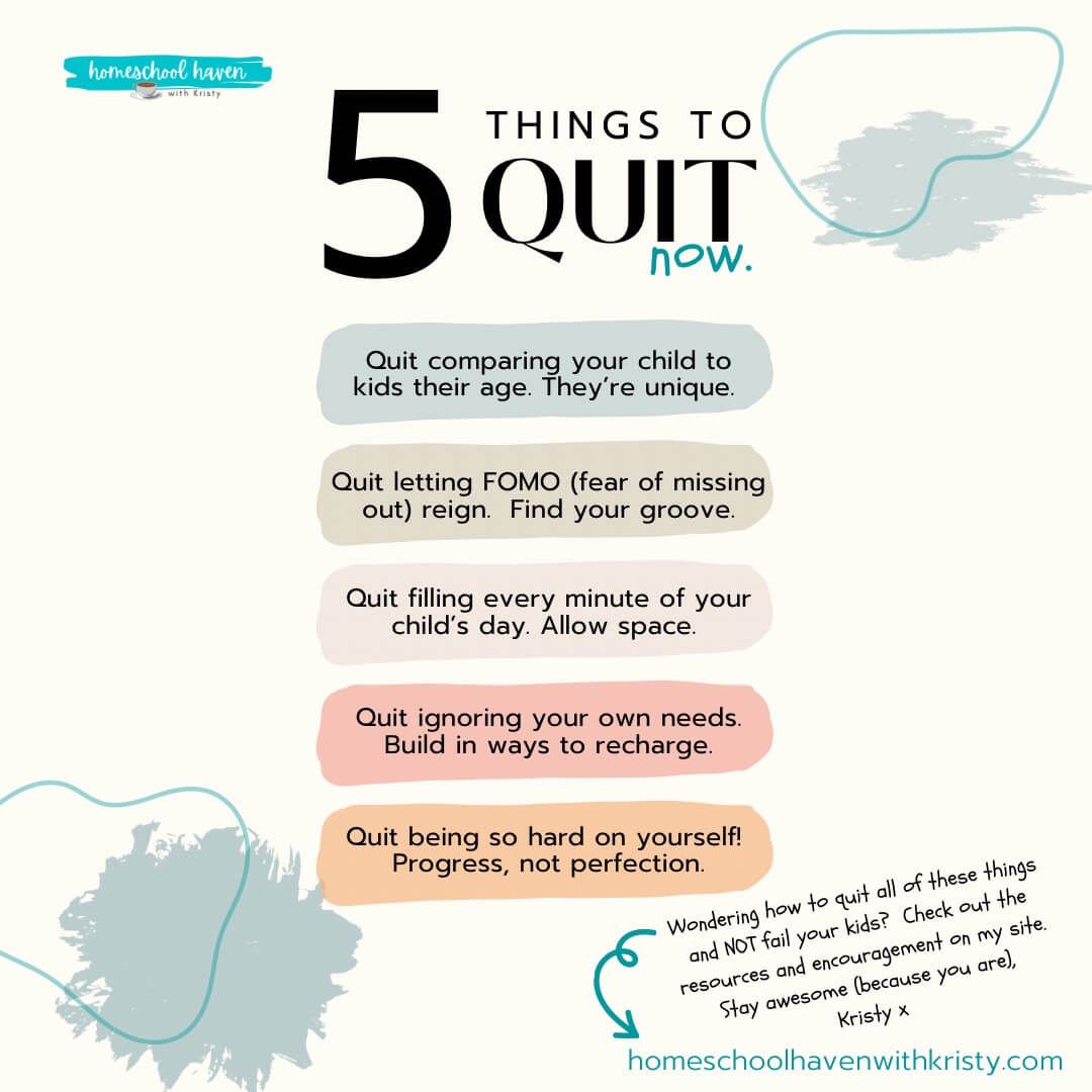 Don’t forget to build your quit-list